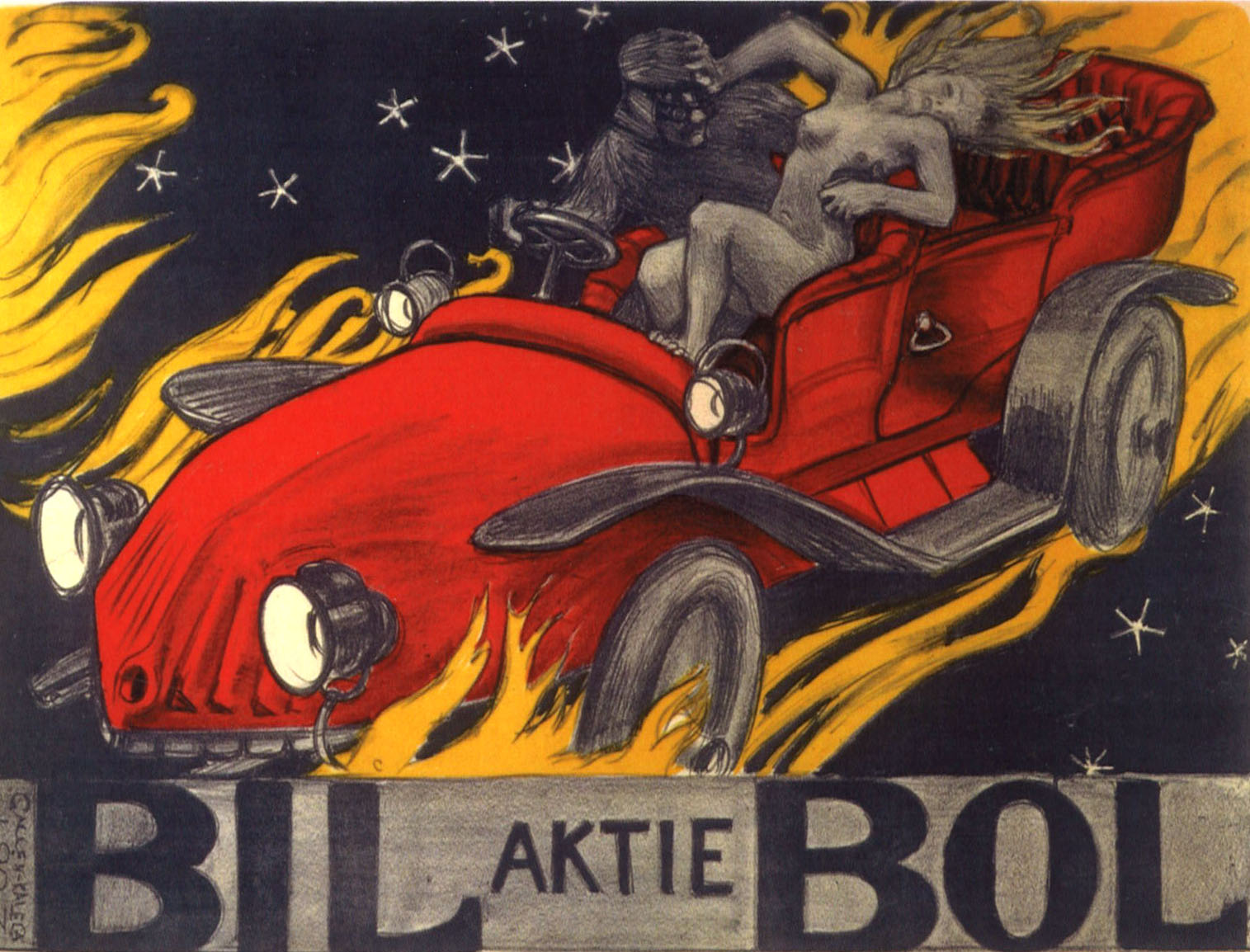 Akseli Gallen Kallela: BIL aktie BOL - Juminkeko - Kiertää päivän ...